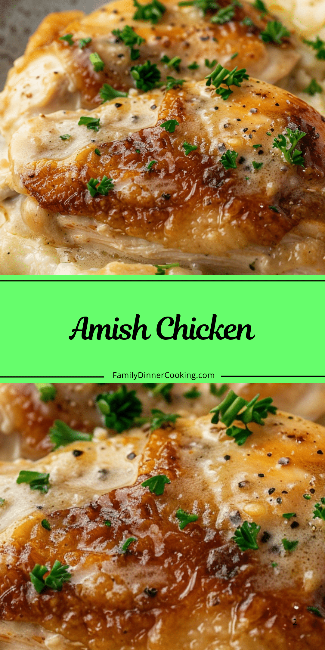 Amish Chicken - Family Dinner Cooking