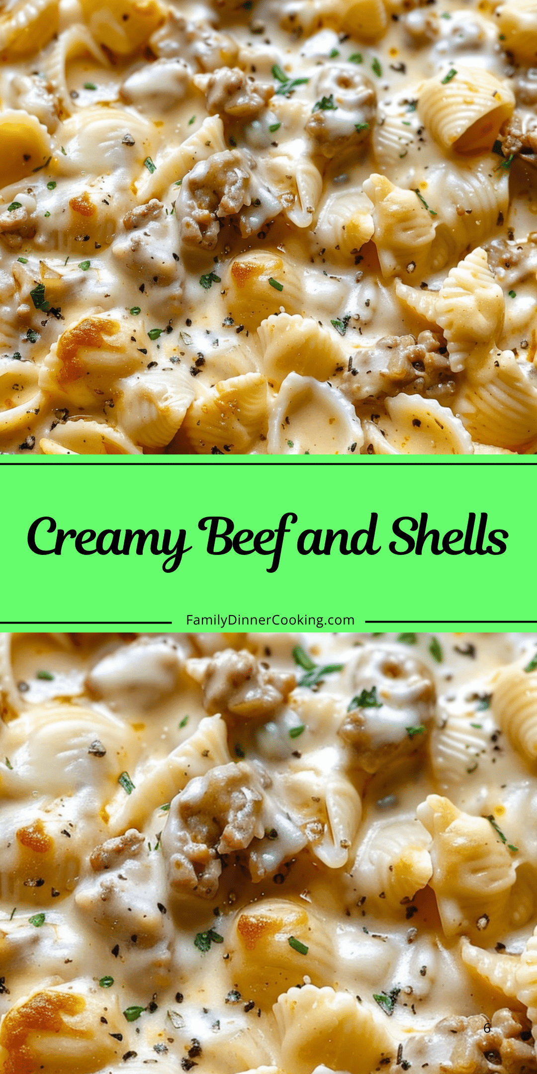 Creamy Beef and Shells | Family Dinner Cooking