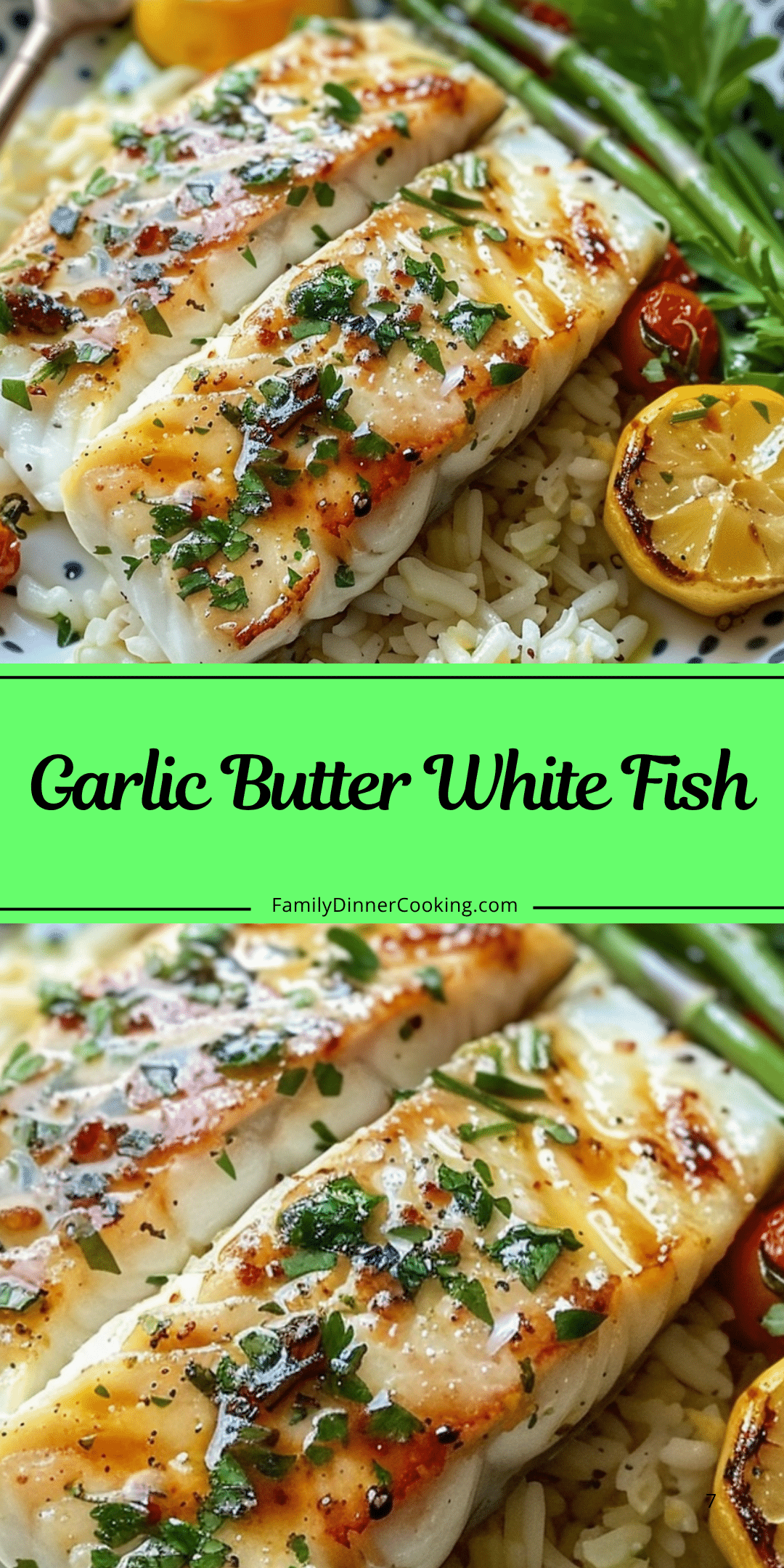 Garlic Butter White Fish | Family Dinner Cooking
