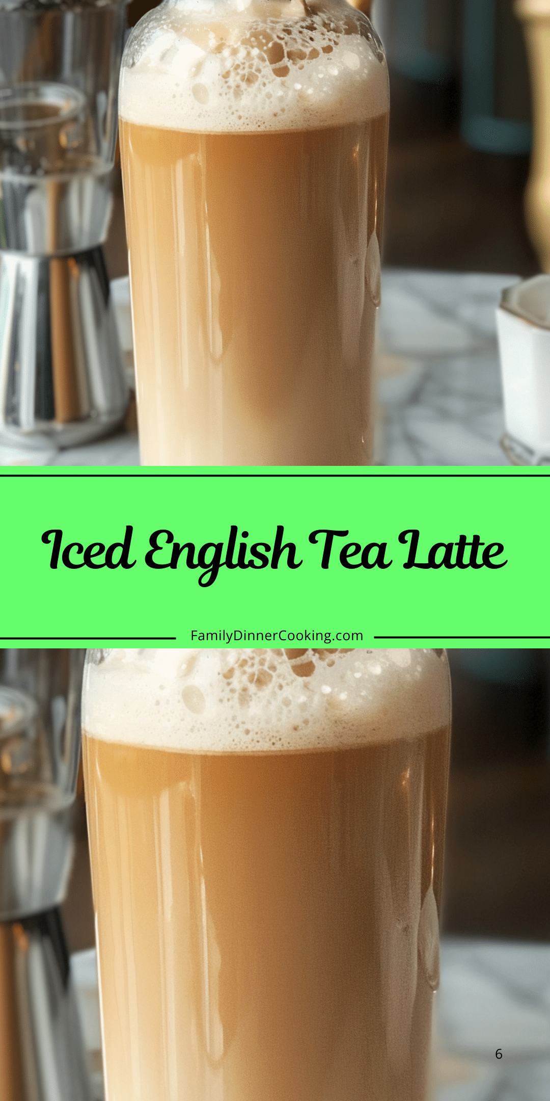 Iced English Tea Latte | Family Dinner Cooking