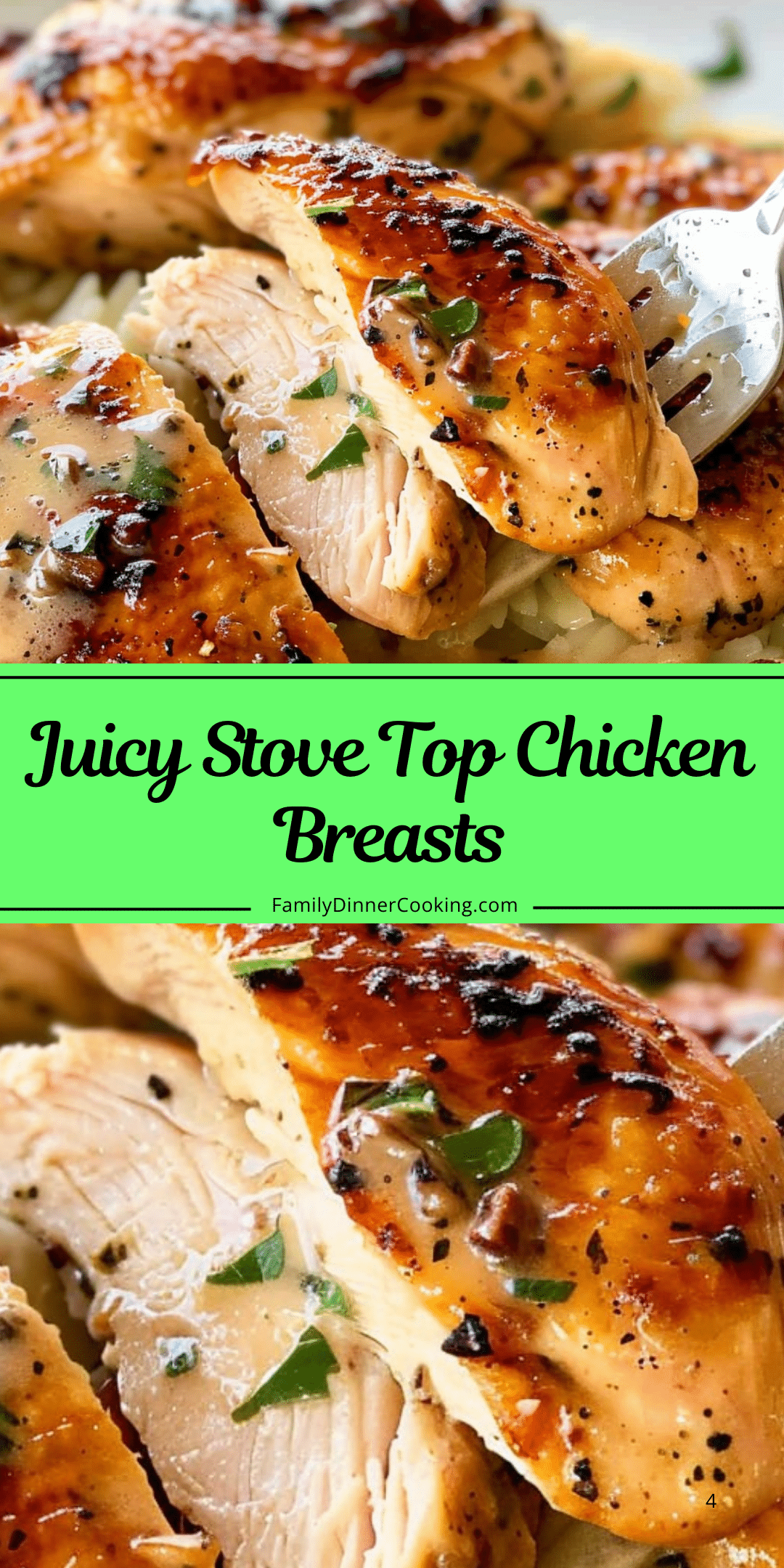 Juicy Stove Top Chicken Breasts | Family Dinner Cooking
