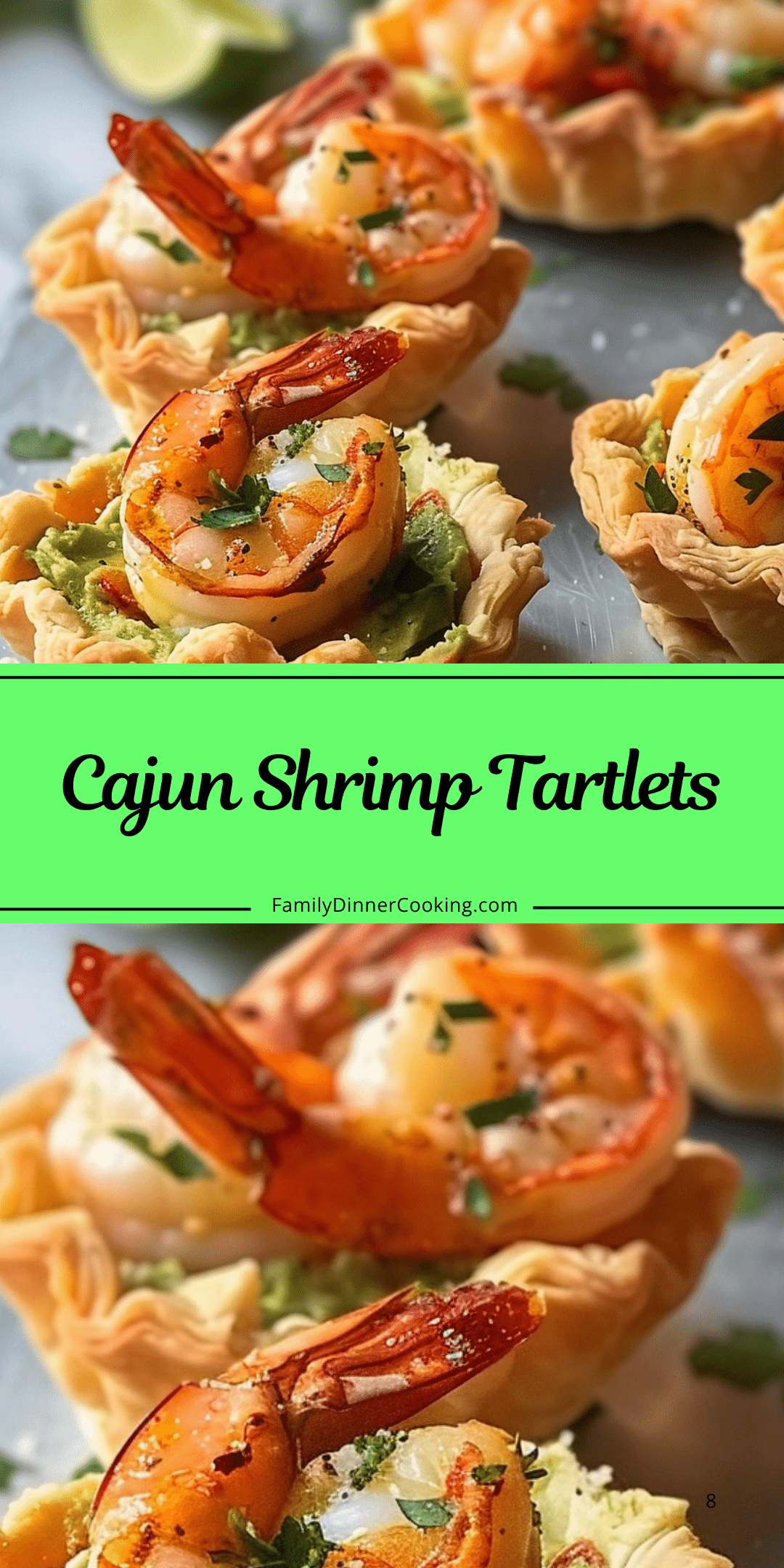 Cajun Shrimp Tartlets | Family Dinner Cooking