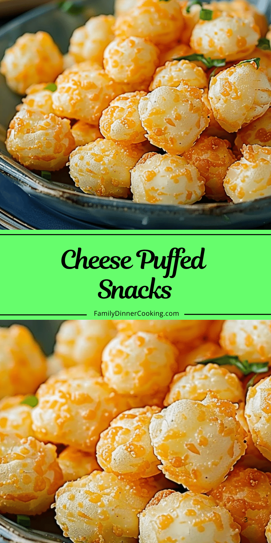 Cheese Puffed Snacks | Family Dinner Cooking