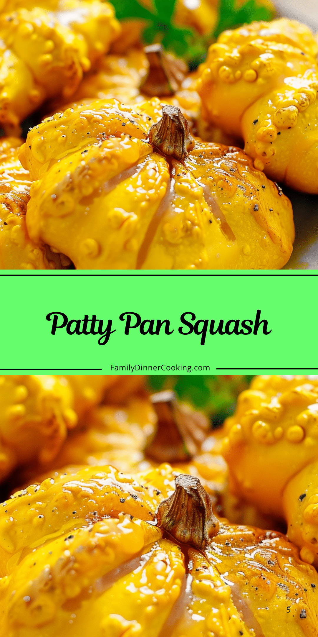 Patty Pan Squash - Family Dinner Cooking
