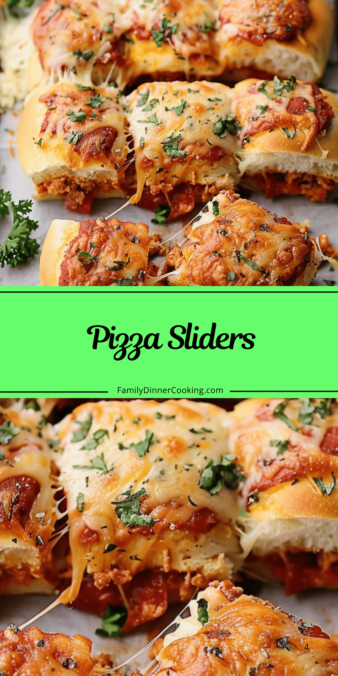 Pizza Sliders | Family Dinner Cooking