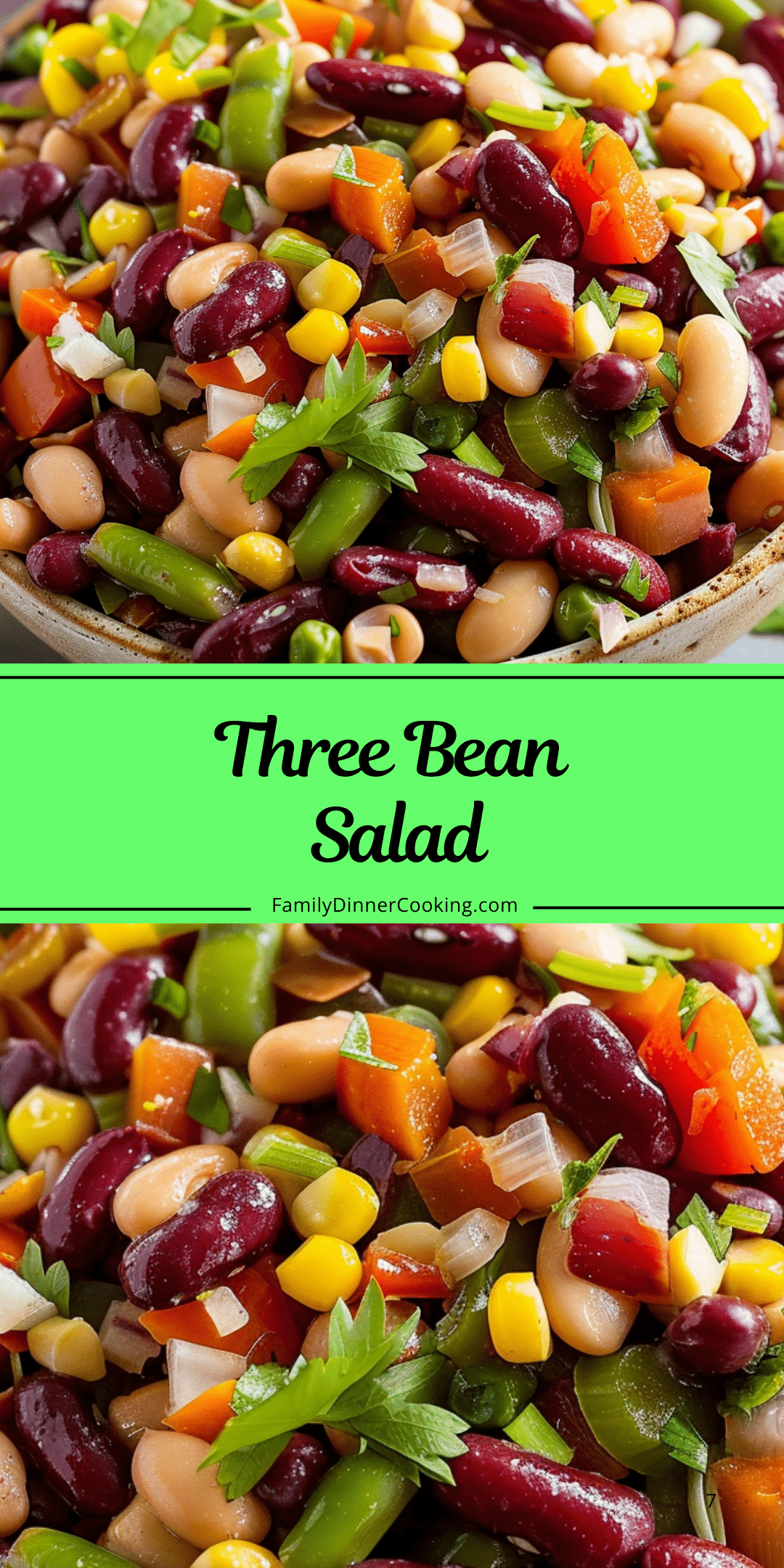 Three Bean Salad | Family Dinner Cooking