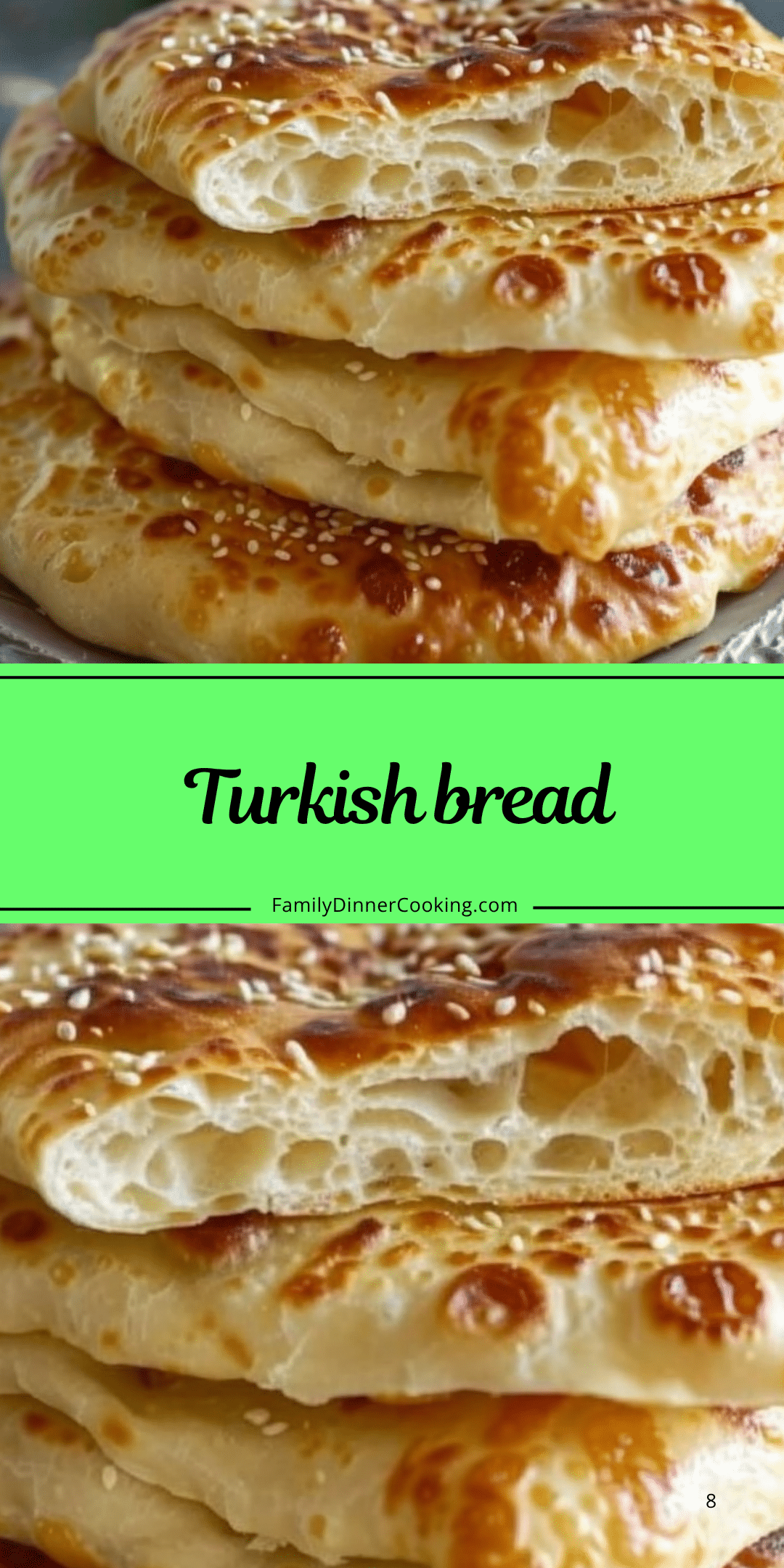 Turkish Bread - Family Dinner Cooking