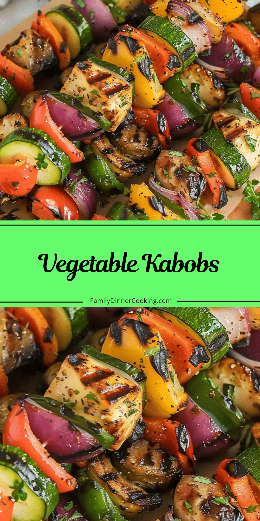 Vegetable Kabobs | Family Dinner Cooking