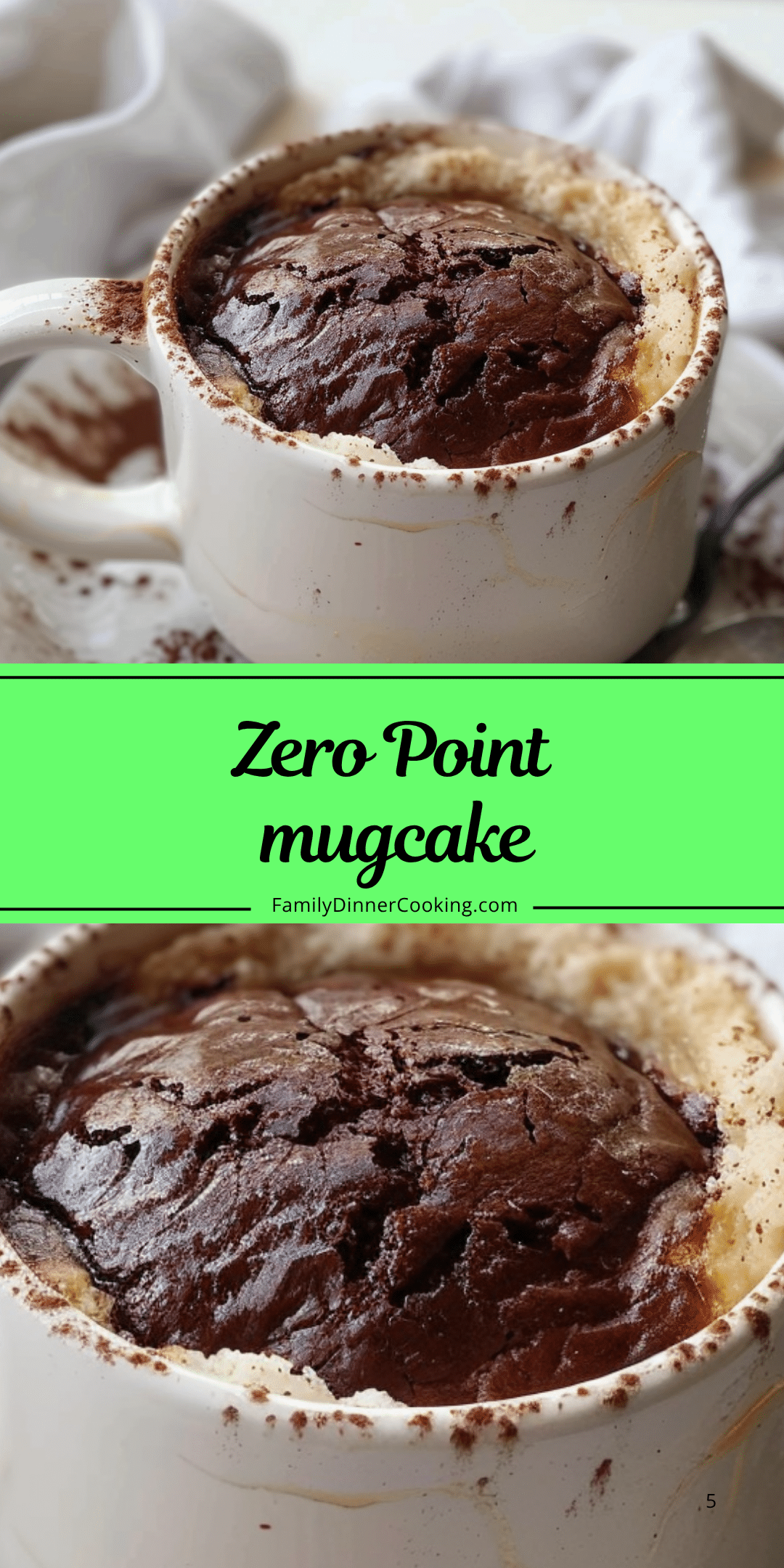 Zero Point MugCake | Family Dinner Cooking