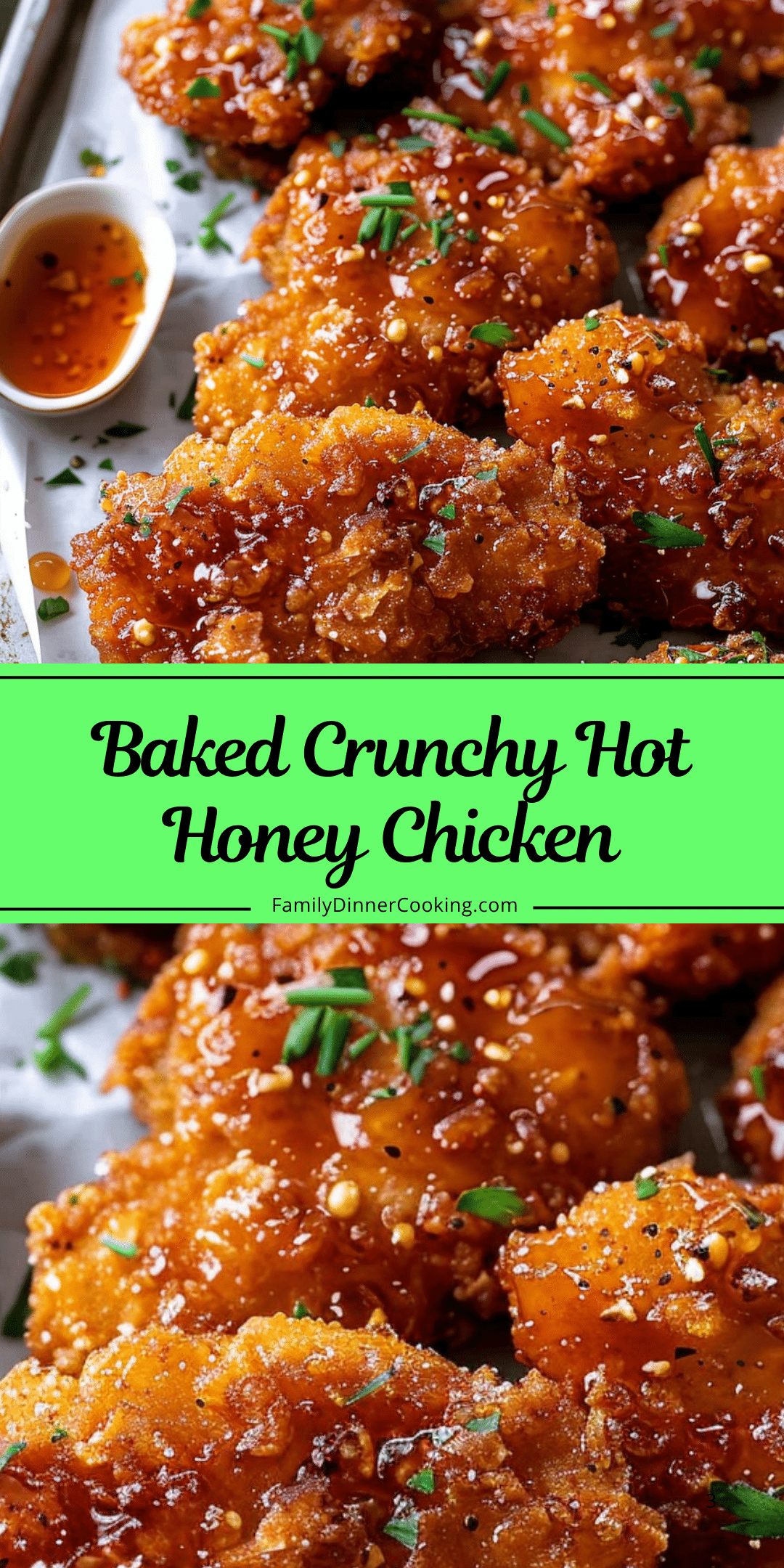 Baked Crunchy Hot Honey Chicken | Family Dinner Cooking