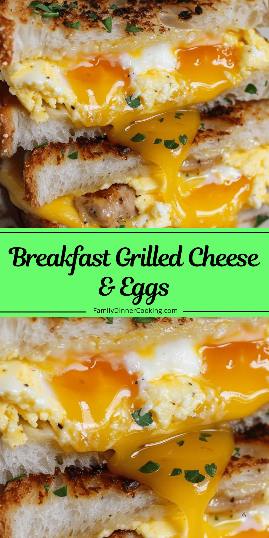 Breakfast Grilled Cheese & Eggs | Family Dinner Cooking