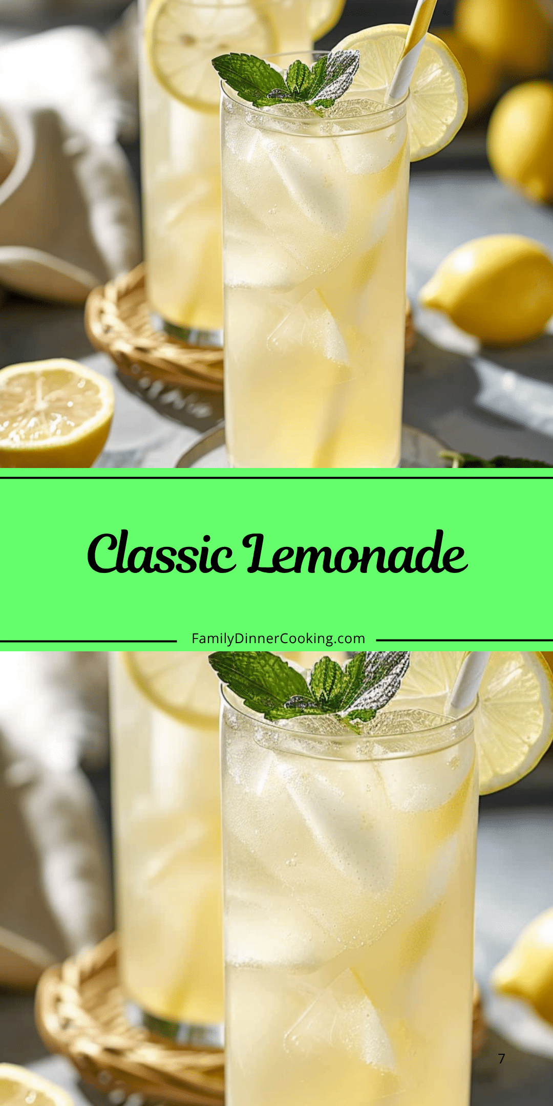Classic Lemonade | Family Dinner Cooking