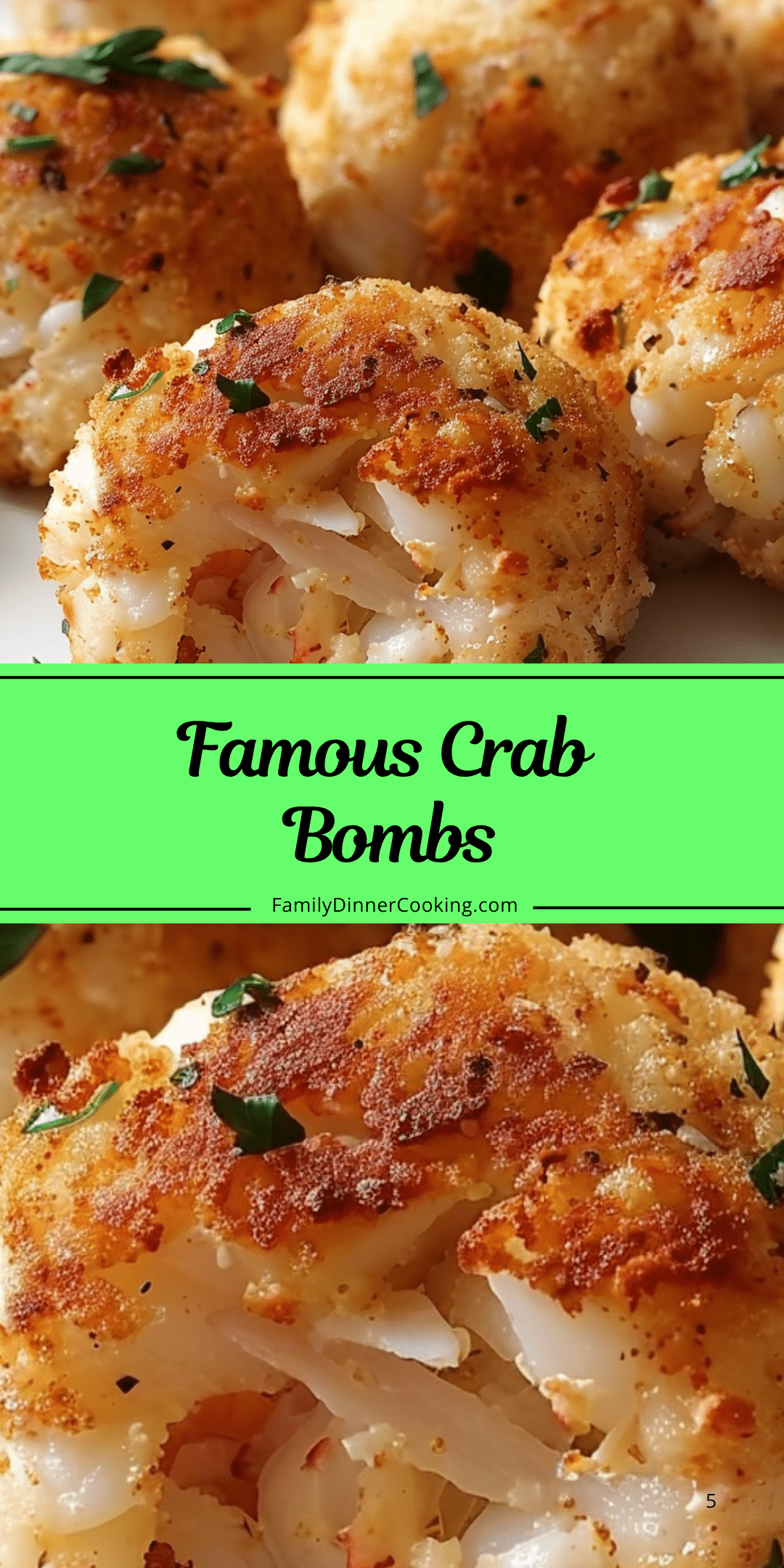 Famous Crab Bombs | Family Dinner Cooking