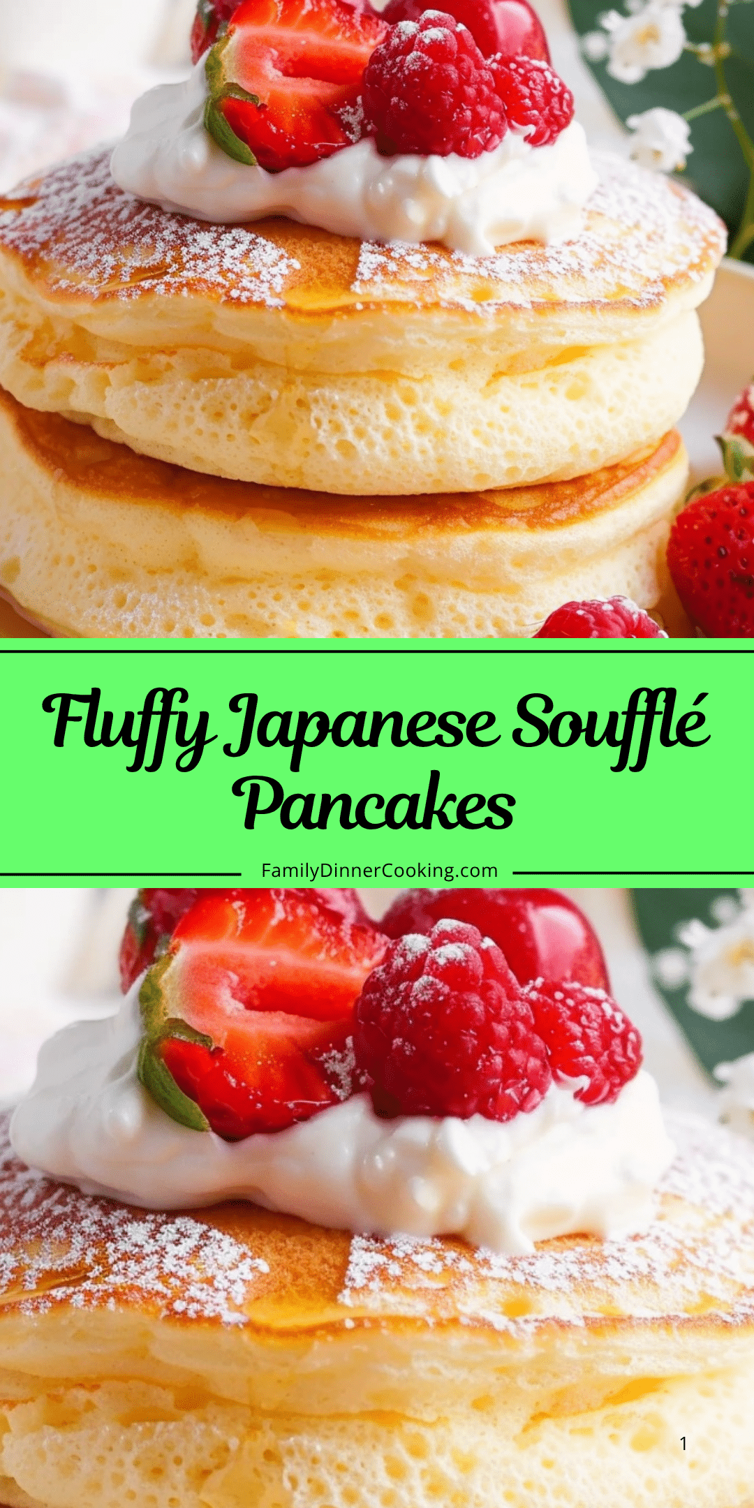 Fluffy Japanese Soufflé Pancakes | Family Dinner Cooking