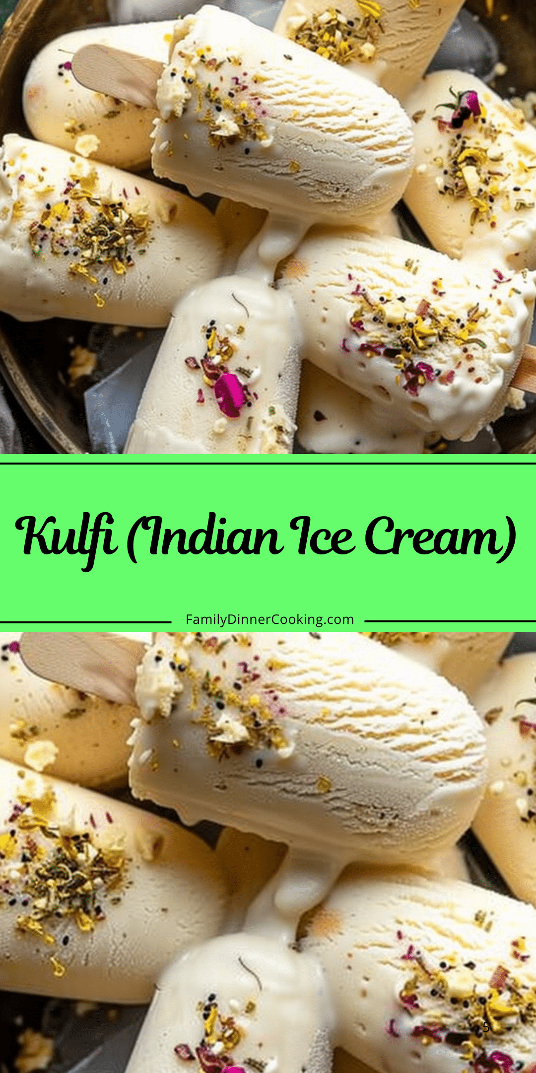 Kulfi (Indian Ice Cream) | Family Dinner Cooking