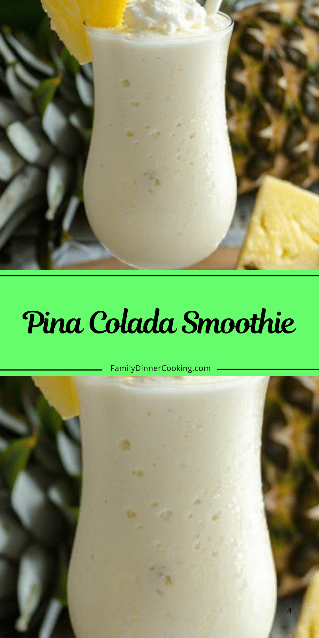 Pina Colada Smoothie | Family Dinner Cooking