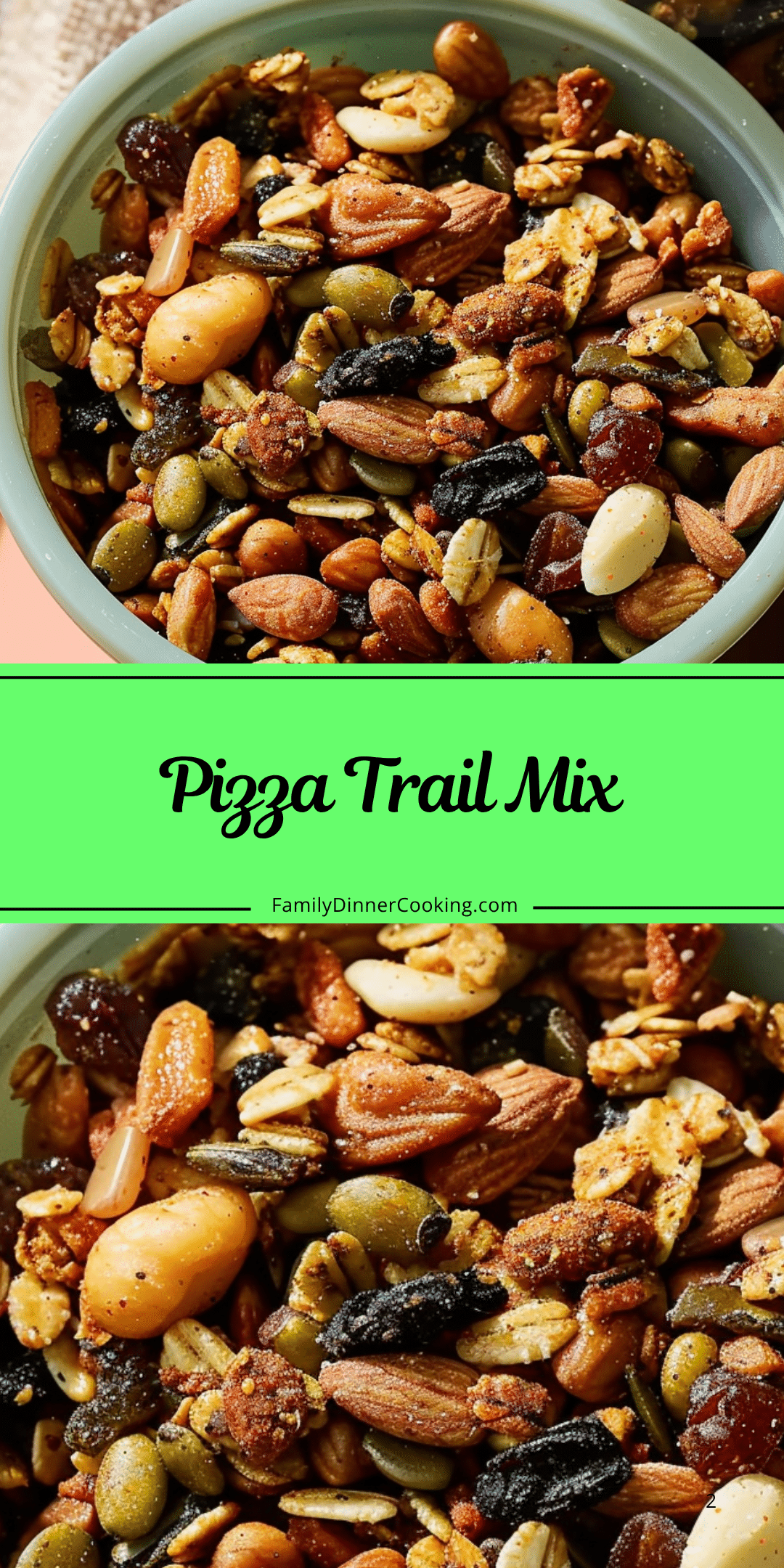 Pizza Trail Mix | Family Dinner Cooking