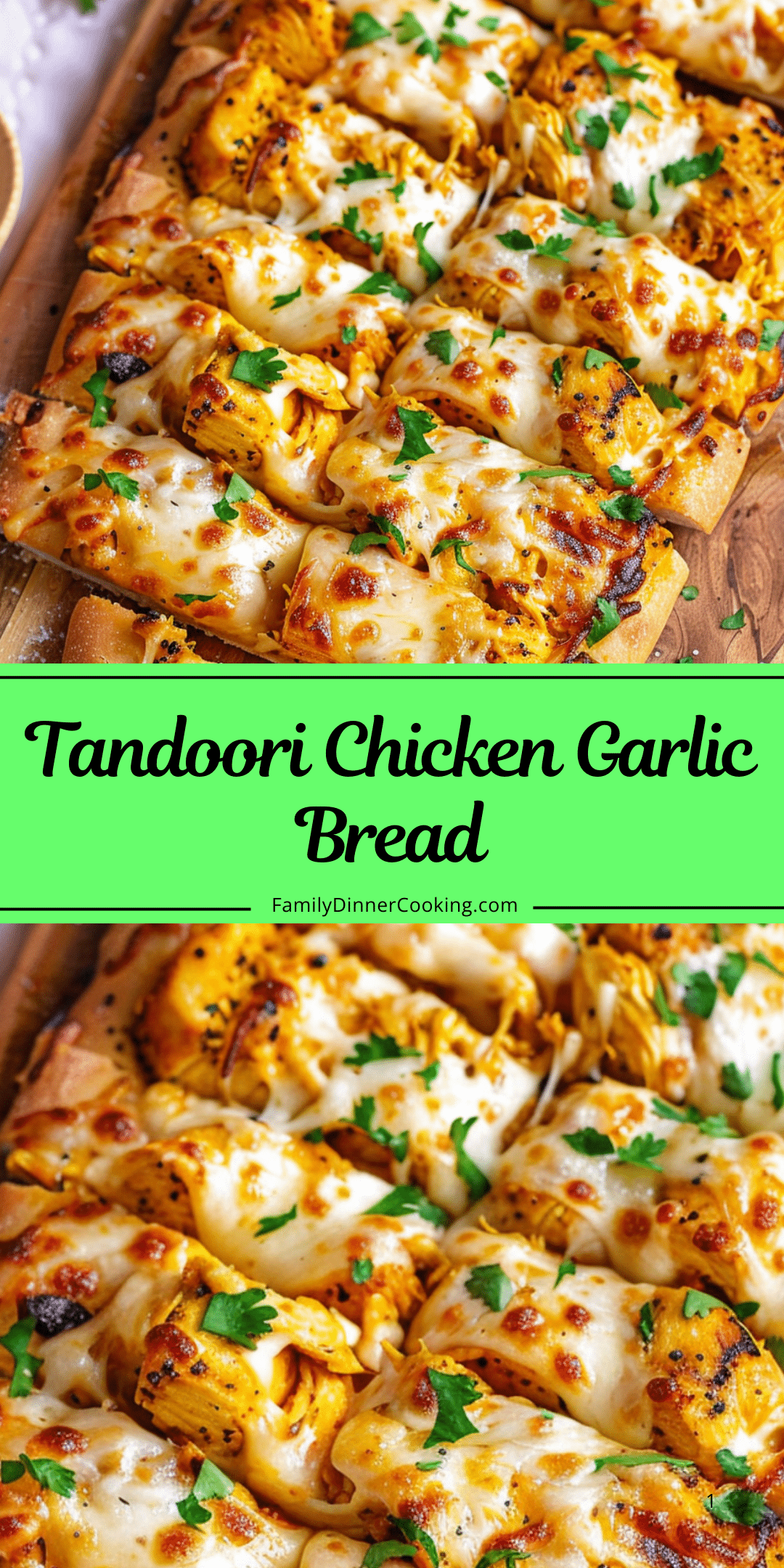 Tandoori Chicken Garlic Bread | Family Dinner Cooking