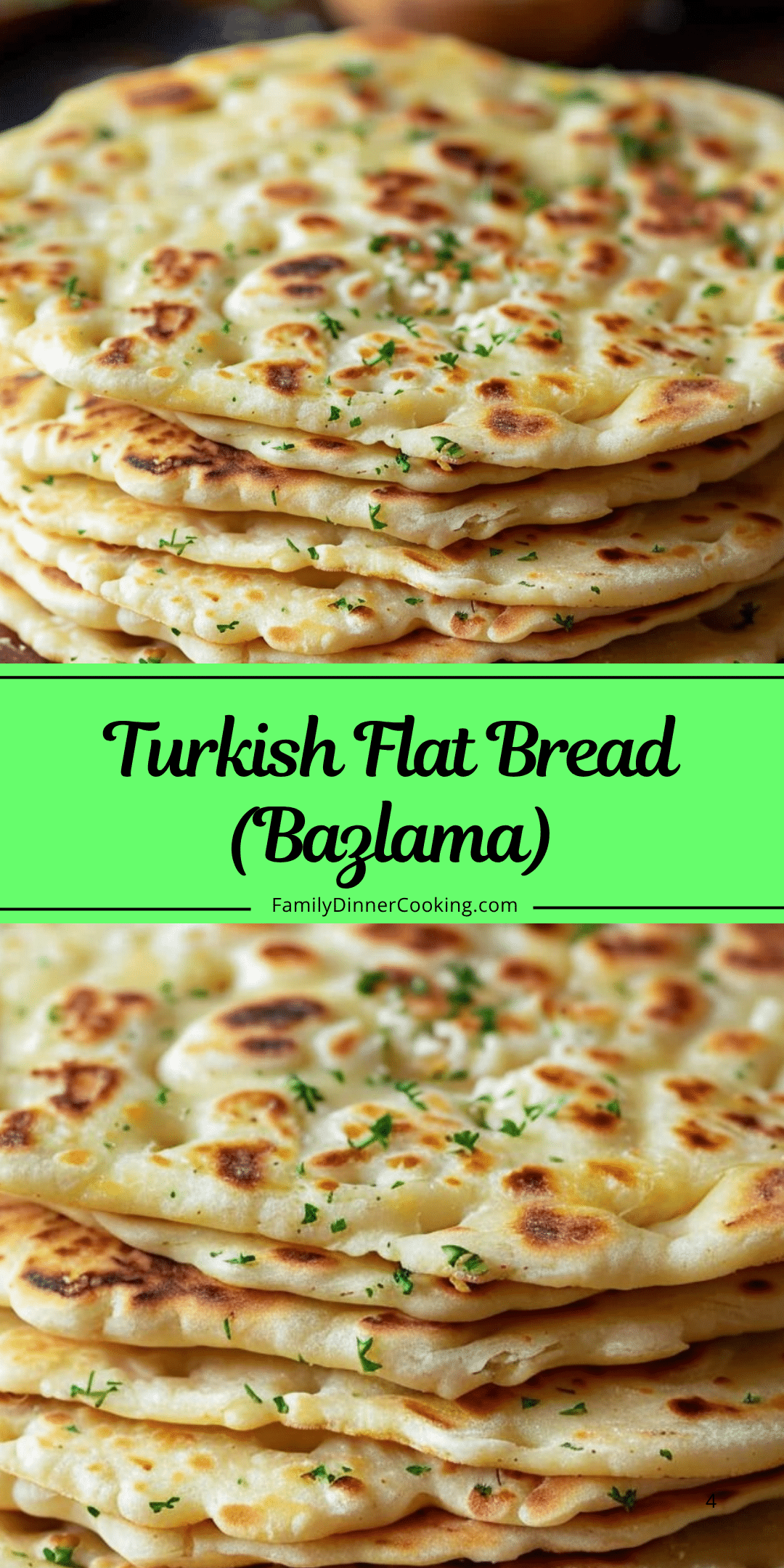 Turkish Flat Bread (Bazlama) | Family Dinner Cooking