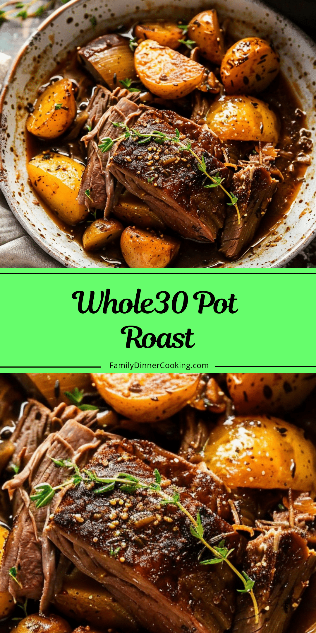 Whole30 Pot Roast | Family Dinner Cooking