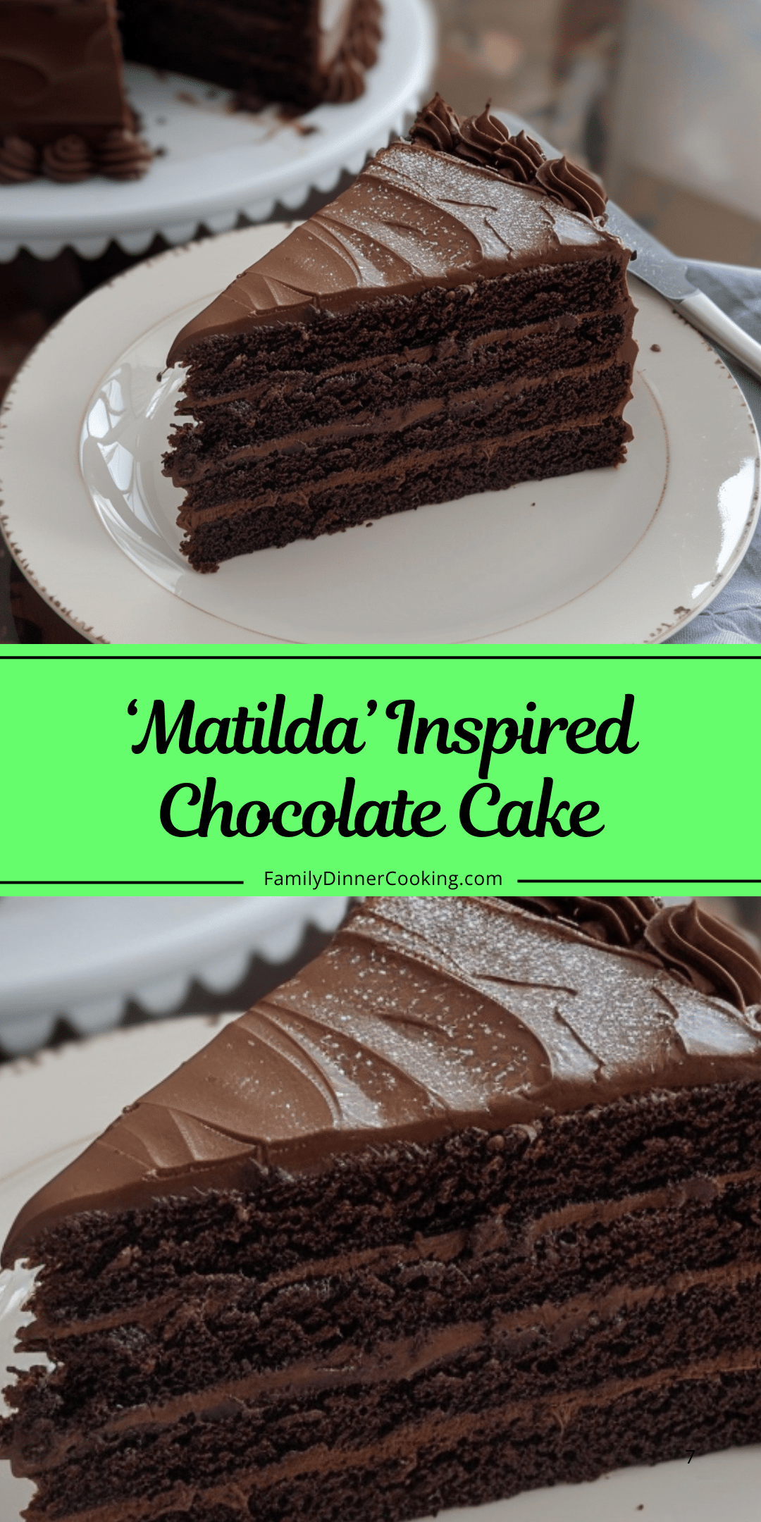 ‘Matilda’ Inspired Chocolate Cake | Family Dinner Cooking