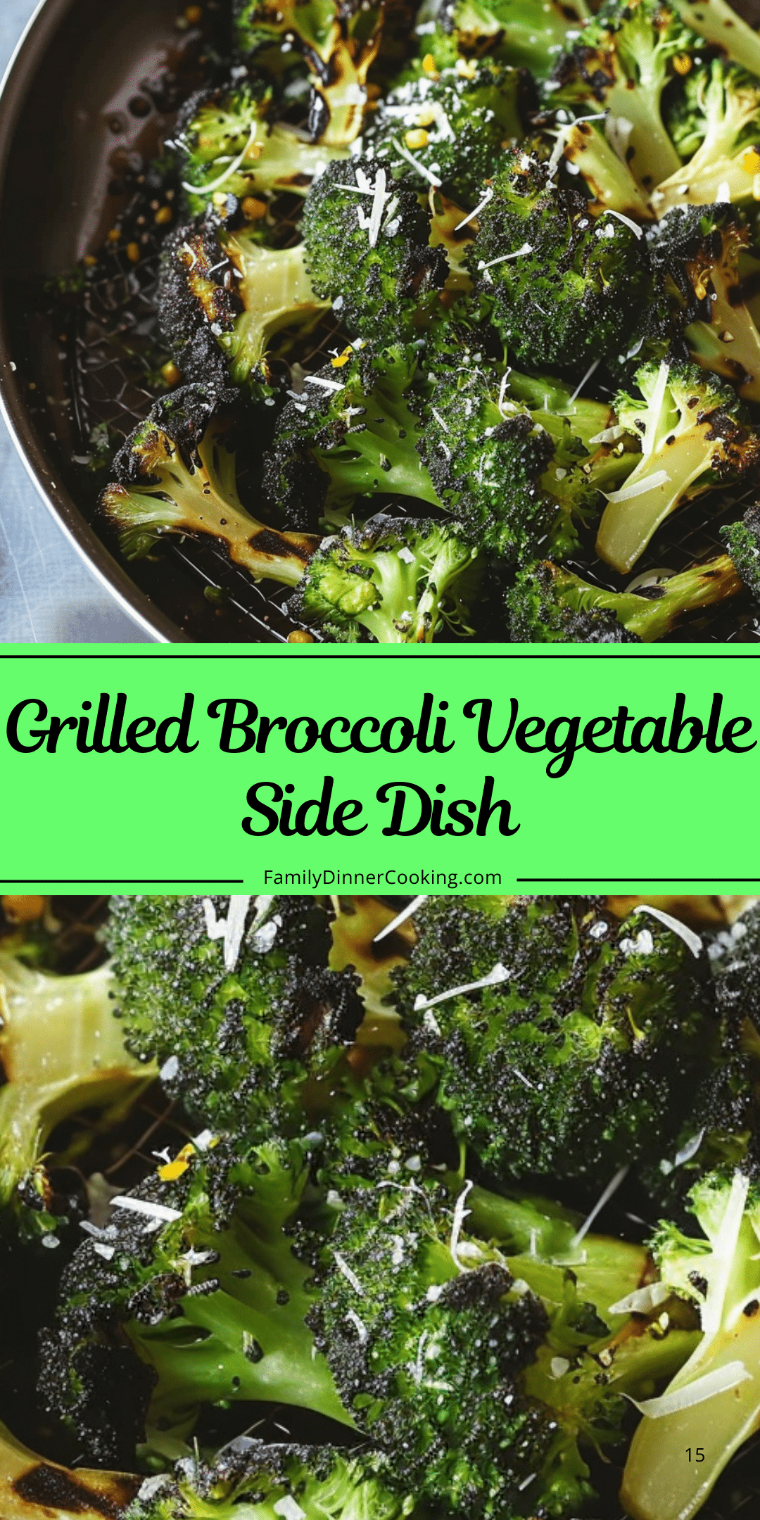 Grilled Broccoli Vegetable Side Dish | Family Dinner Cooking