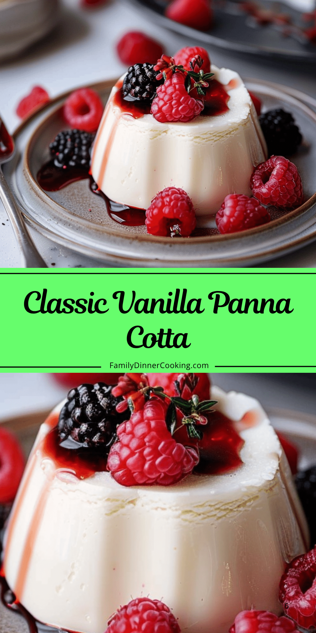 Panna Cotta | Family Dinner Cooking