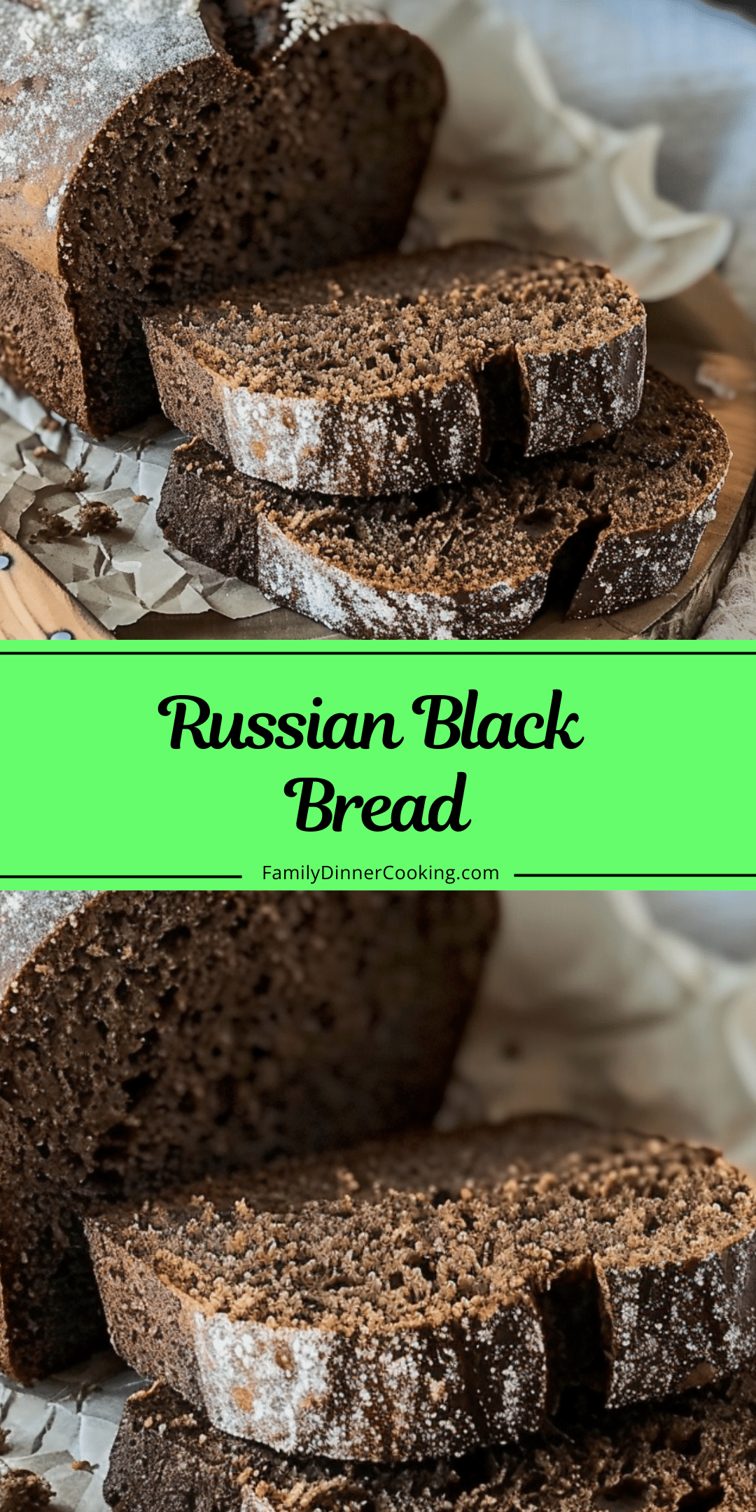 Russian Black Bread | Family Dinner Cooking