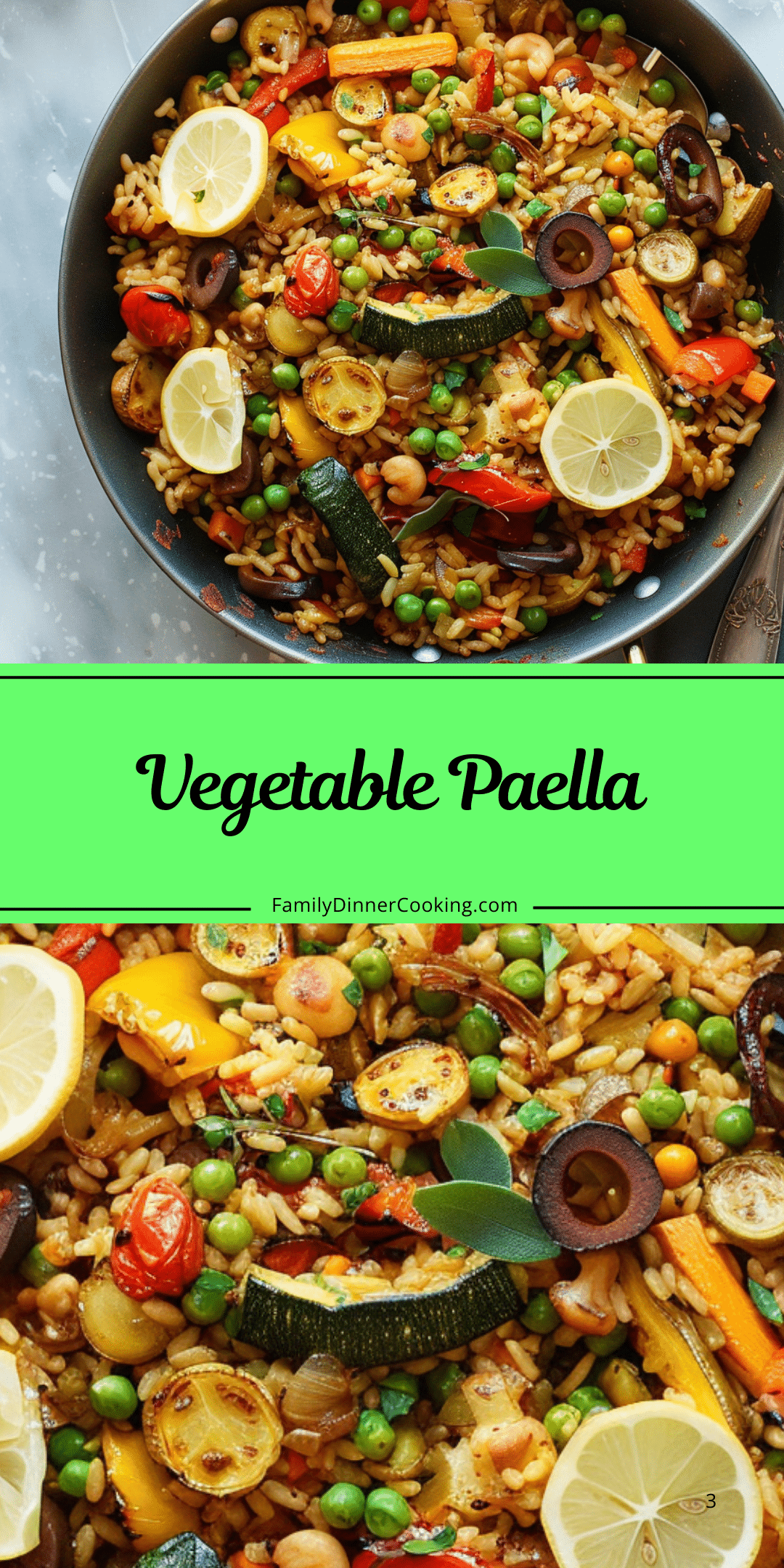 Vegetable Paella | Family Dinner Cooking